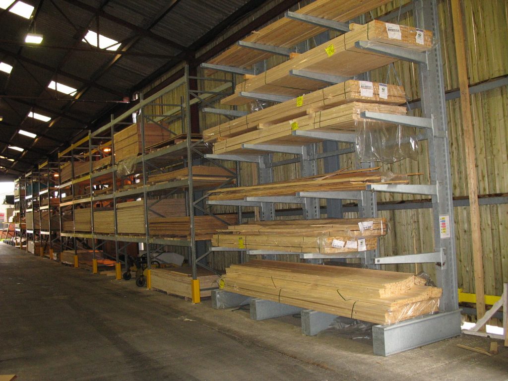 Single-Sided Internal Cantilever Racking | Efficient Indoor Storage